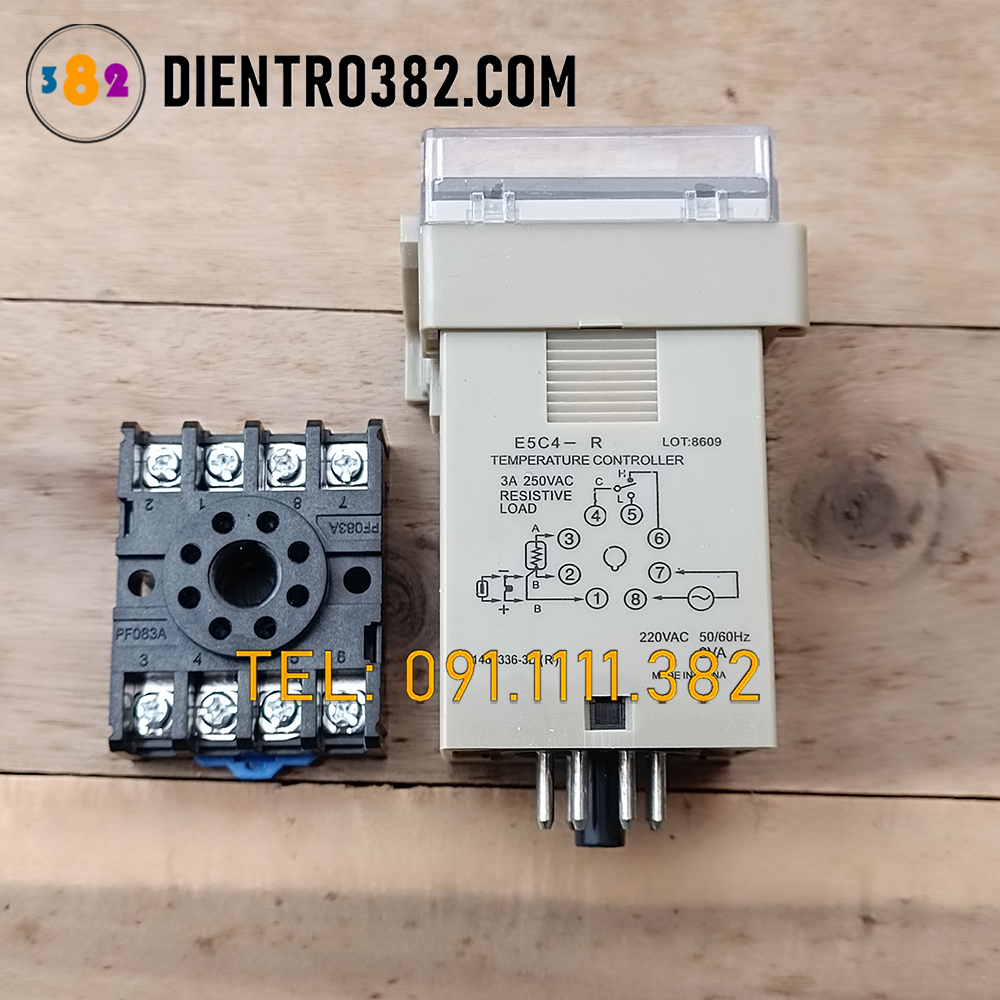 Bộ điều khiển nhiệt độ E5C4,đồng hồ nhiệt E5C4 Đồng hồ nhiệt độ Omron ...