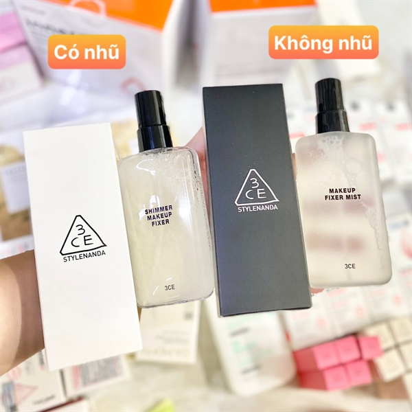 Xịt Khóa Nền 3CE Makeup Fixer 95ml | Shopee Việt Nam