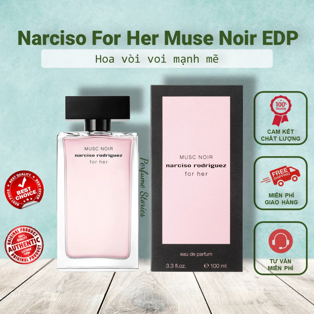 [Auth] Nước hoa unisex - Narciso For Her Muse Noir EDP (Chai chiết ...