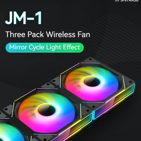 Quạt Tản Nhiệt, Fan Case TEUCER JM-1 ARGB (Kit 3 Fan) Module Kết Nối ...