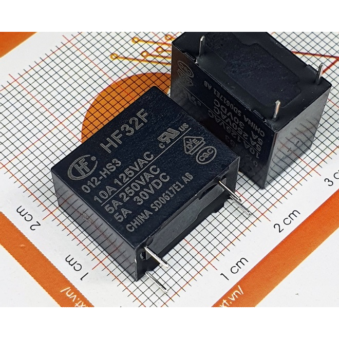 HongFa Relay 12V 5A (4 chân) HF32F-012-HS3 | Shopee Việt Nam