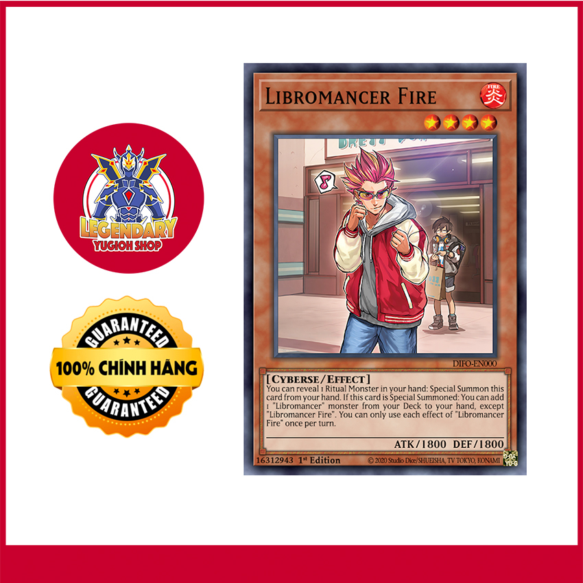 [Thẻ Bài Yugioh Chính Hãng] Libromancer Fire | Shopee Việt Nam
