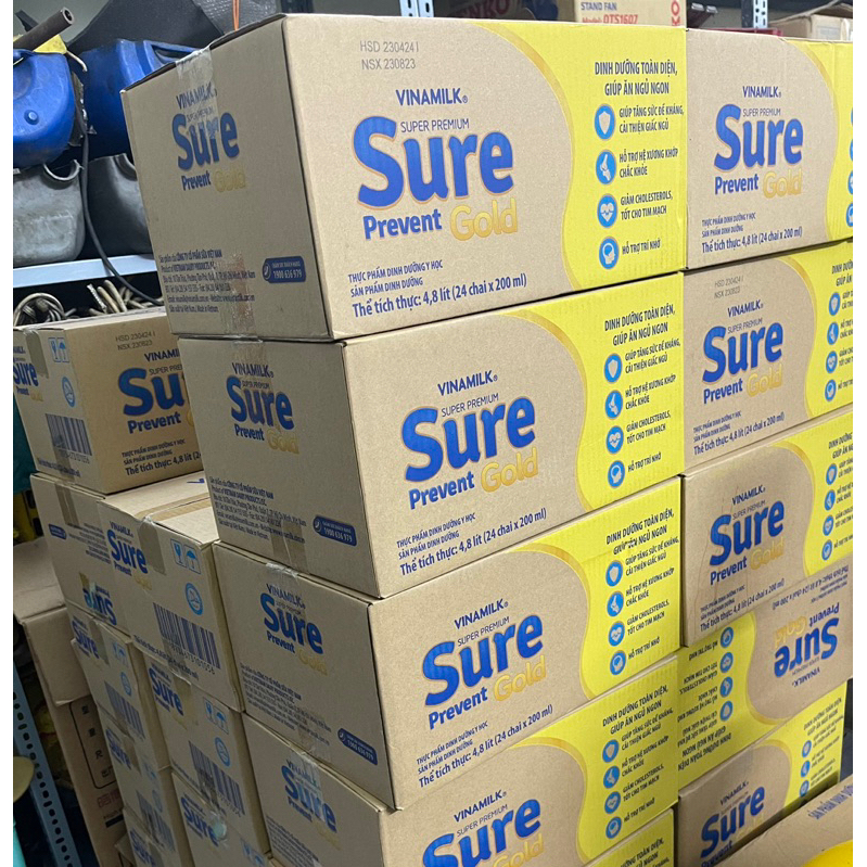 SỮA BỘT PHA SẴN SURE PREVENT GOLD CHAI 200ML date mới nhất | Shopee ...