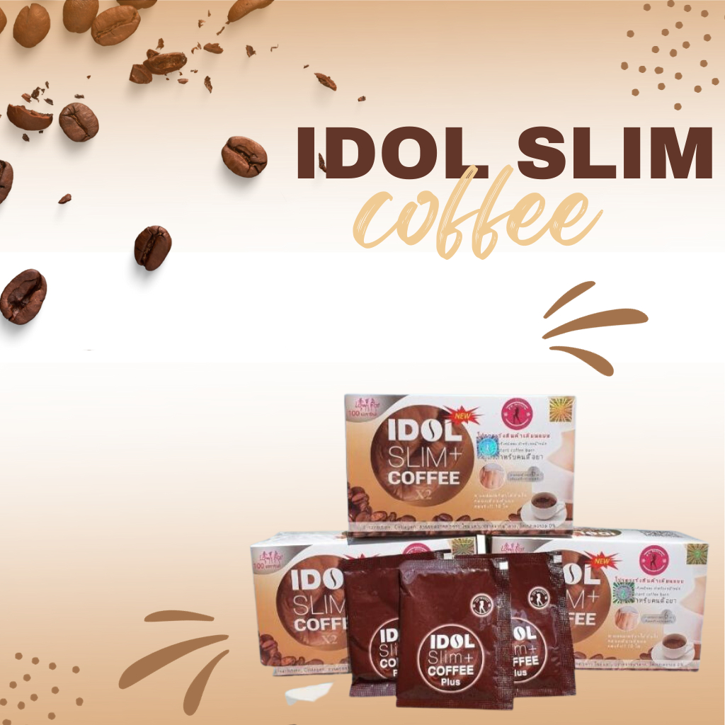 Cafe giảm cân idol slim coffee x2 chính hãng Thái Lan hộp 10 gói ...