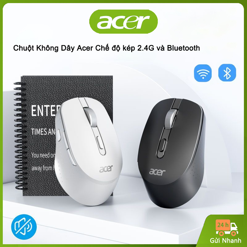 Chuột Không Dây Acer M155 Chế Độ Kép 2.4G Và Bluetooth Có Thể Sạc Lại ...