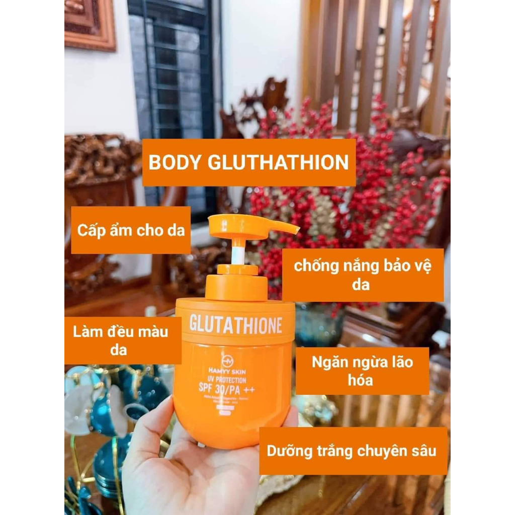 [Siêu trắng] Kem body Glutatgione Hammy skin-Chính hãng dưỡng trắng,cấp ...