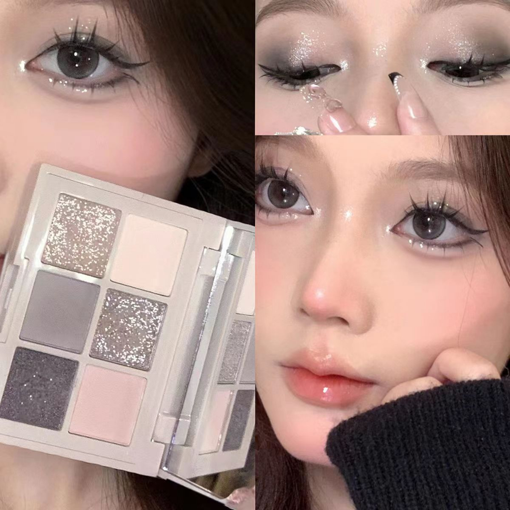 JADED Bảng phấn mắt sáu màu Độ bão hòa thấp Matte Eye Shadow Plate Phấn ...