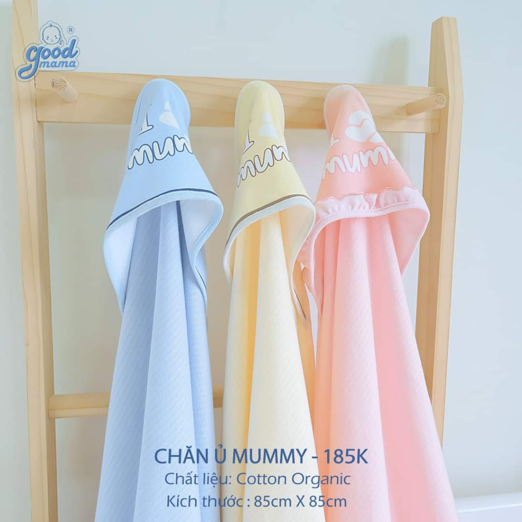 [CHÍNH HÃNG] Chăn ủ trẻ em cotton organic 85*85 Mummy Good Mama ...