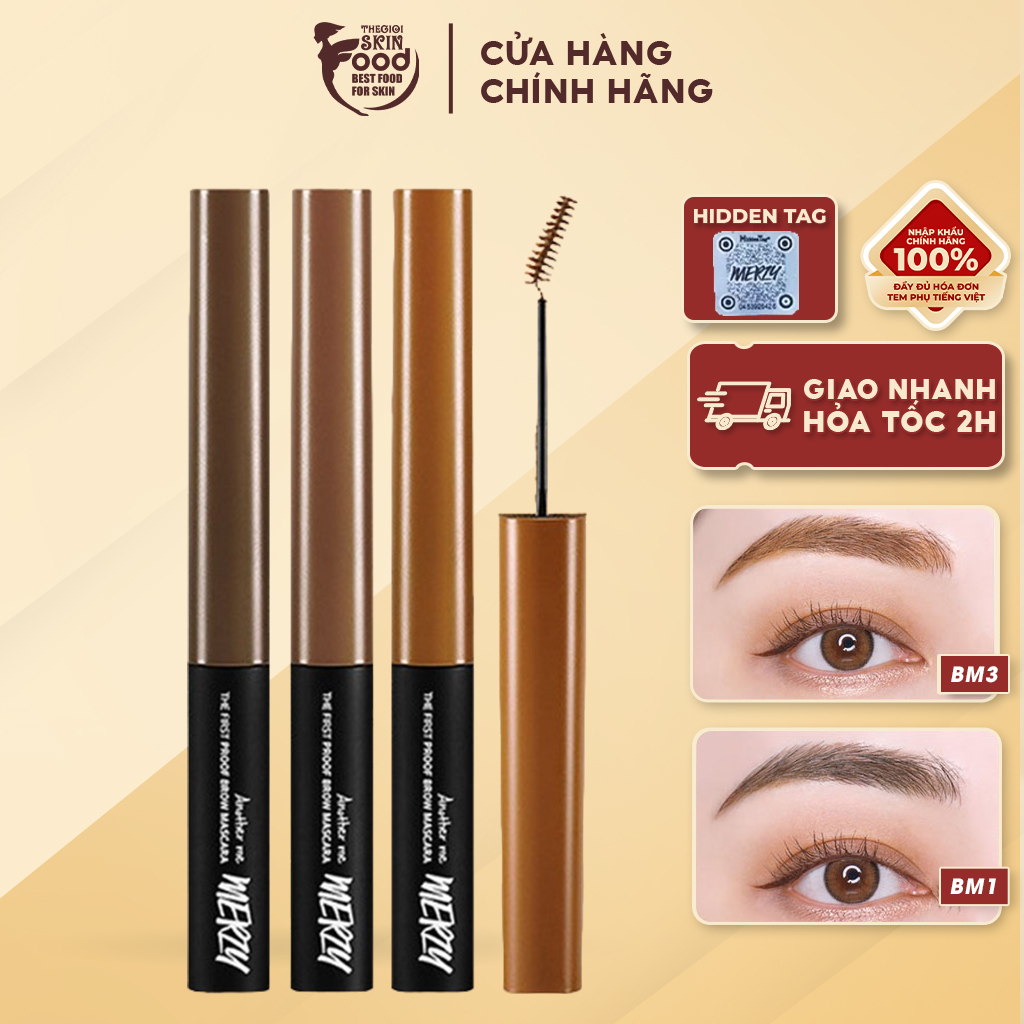 Mascara Chân Mày Bền Màu, Lâu Trôi Merzy The First Proof Brow Mascara 3 ...