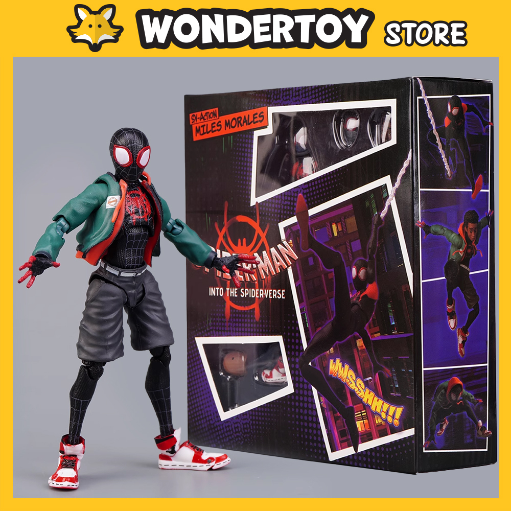 Mô hình SV Action Miles Morales Marvel Spider Man Into the Spider Verse ...