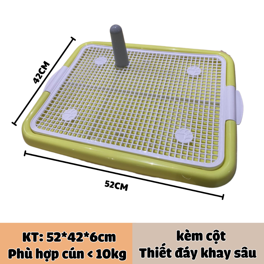 Khay vệ sinh cho chó nhỏ thành thấp Hoshi Pet KC06 - Khay đái cho chó ...