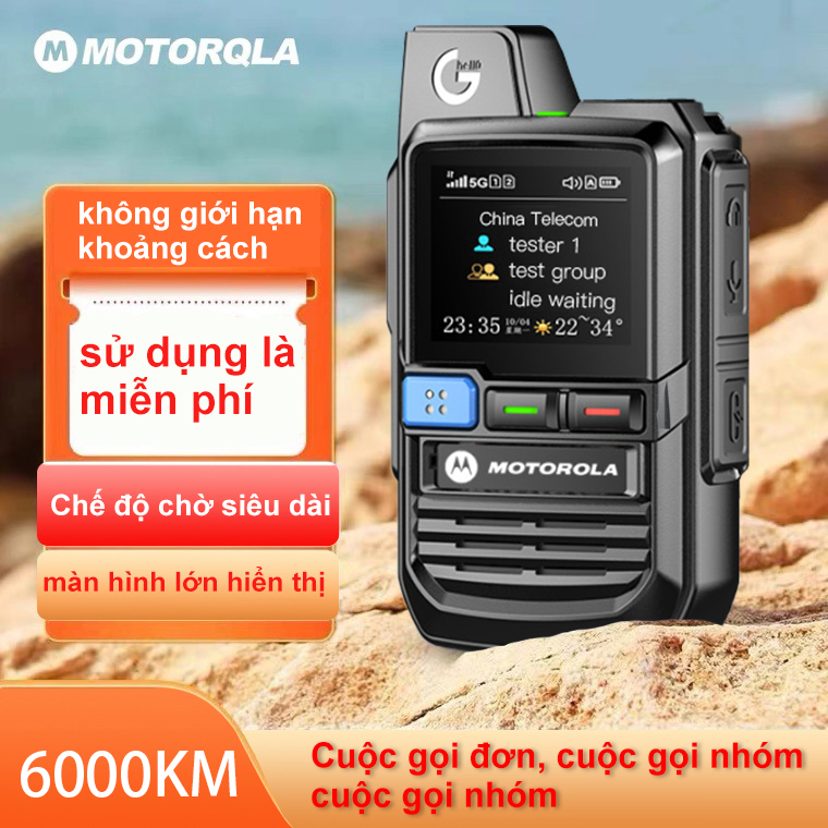 Bộ đàm Motorola R600 Không giới hạn khoảng cách Liên lạc nội bộ Thời ...