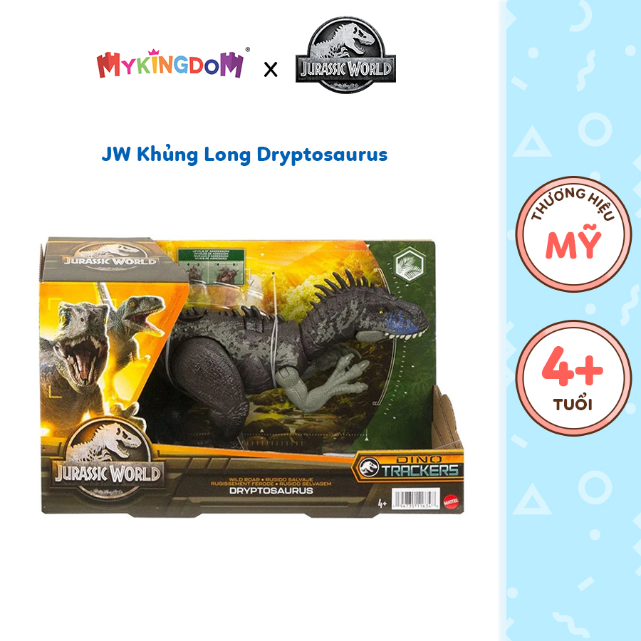 Đồ Chơi JURASSIC WORLD MATTEL Khủng Long Dryptosaurus Có Âm Thanh HLP15 ...