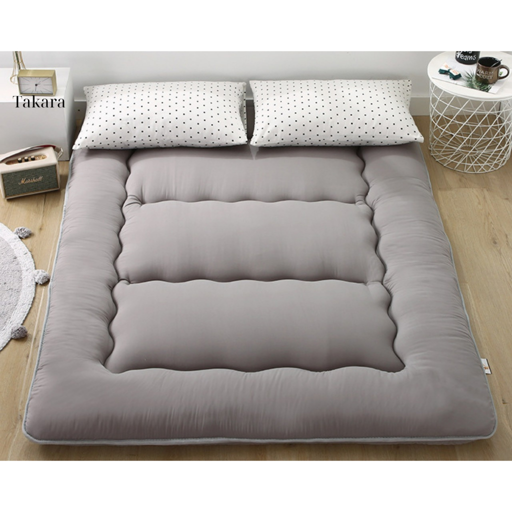 {Tặng quà}Nệm Topper TAKARA dày 10 phân, Nệm bông xuất nhật trải sàn ...