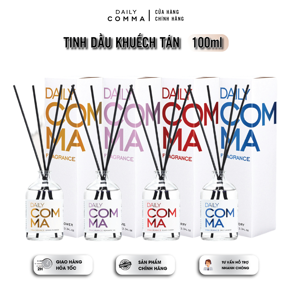 Tinh Dầu Khuếch Hương DAILY COMMA Crystal Hologram Diffuser 100ML ...