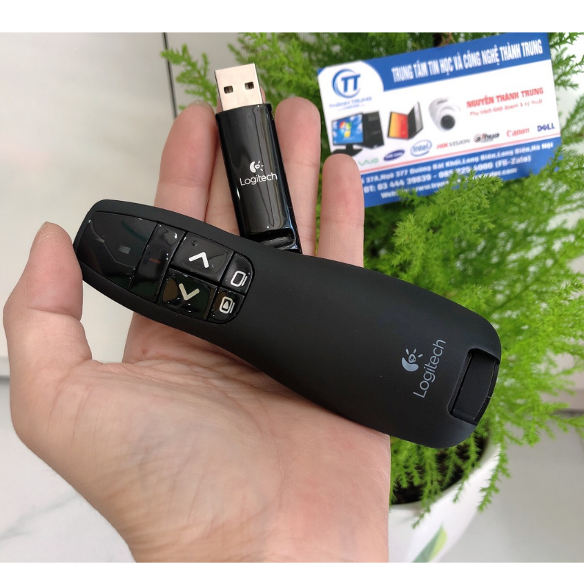Bút trình chiếu Logitech R400 Bảo hành 12 Tháng + Tặng kèm Túi vải và ...