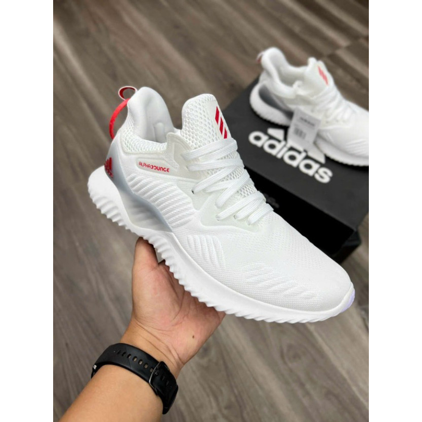 Giày Thể Thao Alpha bounce Alphabounce Trắng đỏ siêu đẹp | Shopee Việt Nam