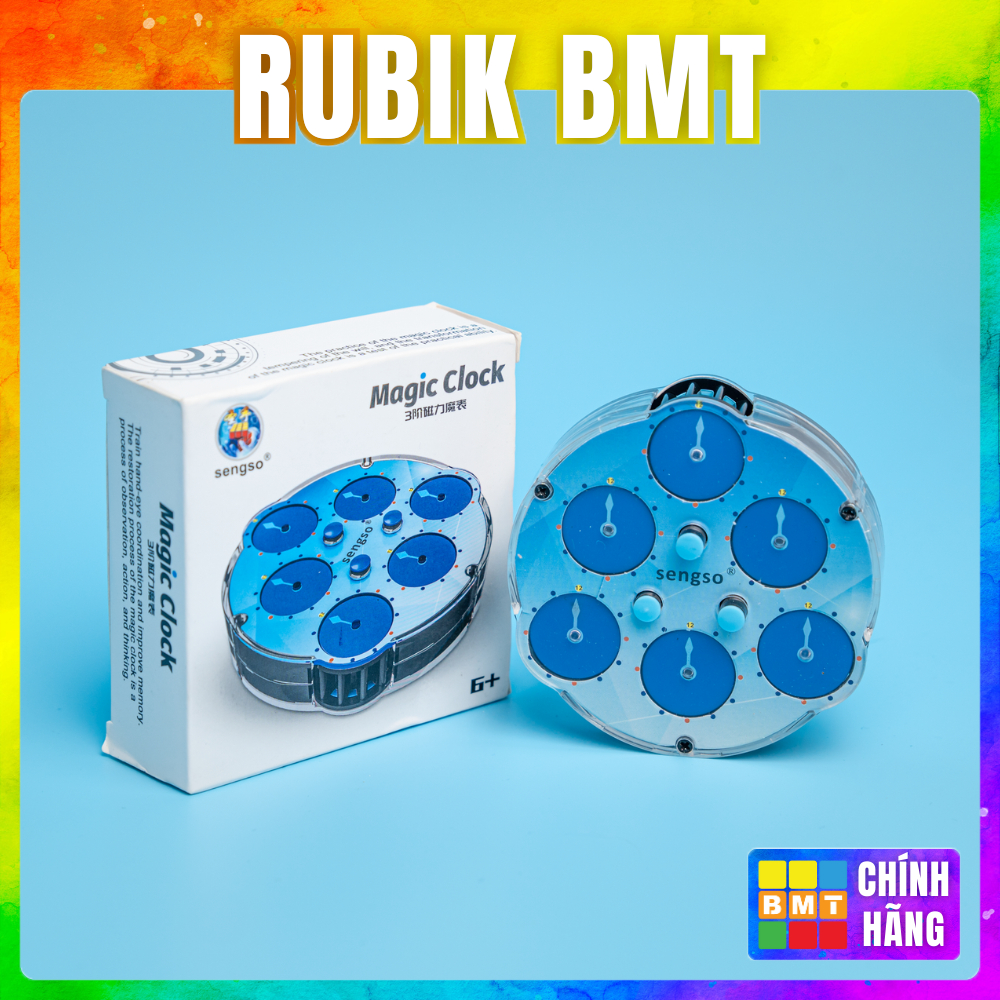 Rubik Clock 3x3 ShengShou Magnetic, Rubic Biến Thể Đồng Hồ Nam Châm ...