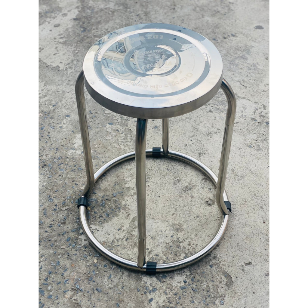 [HÀNG XỊN - GIÁ SỈ] Ghế đôn inox Win mat 30 phi 19 - Thương hiệu Qui Phúc cao cấp, ghế inox 201 ...