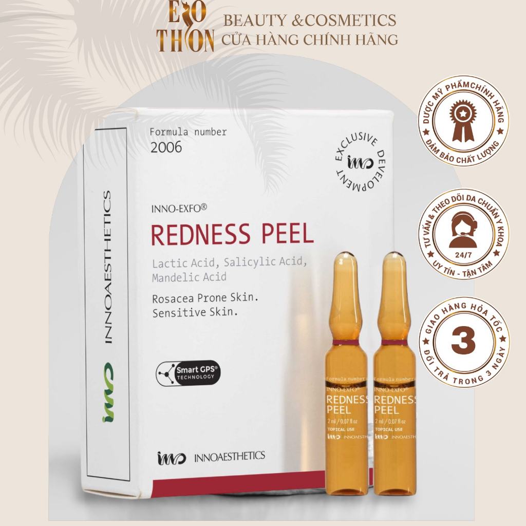 Innoaesthetics ,Tinh Chất Peel INNO - EXFO REDNESS PEEL , dành Cho Da ...
