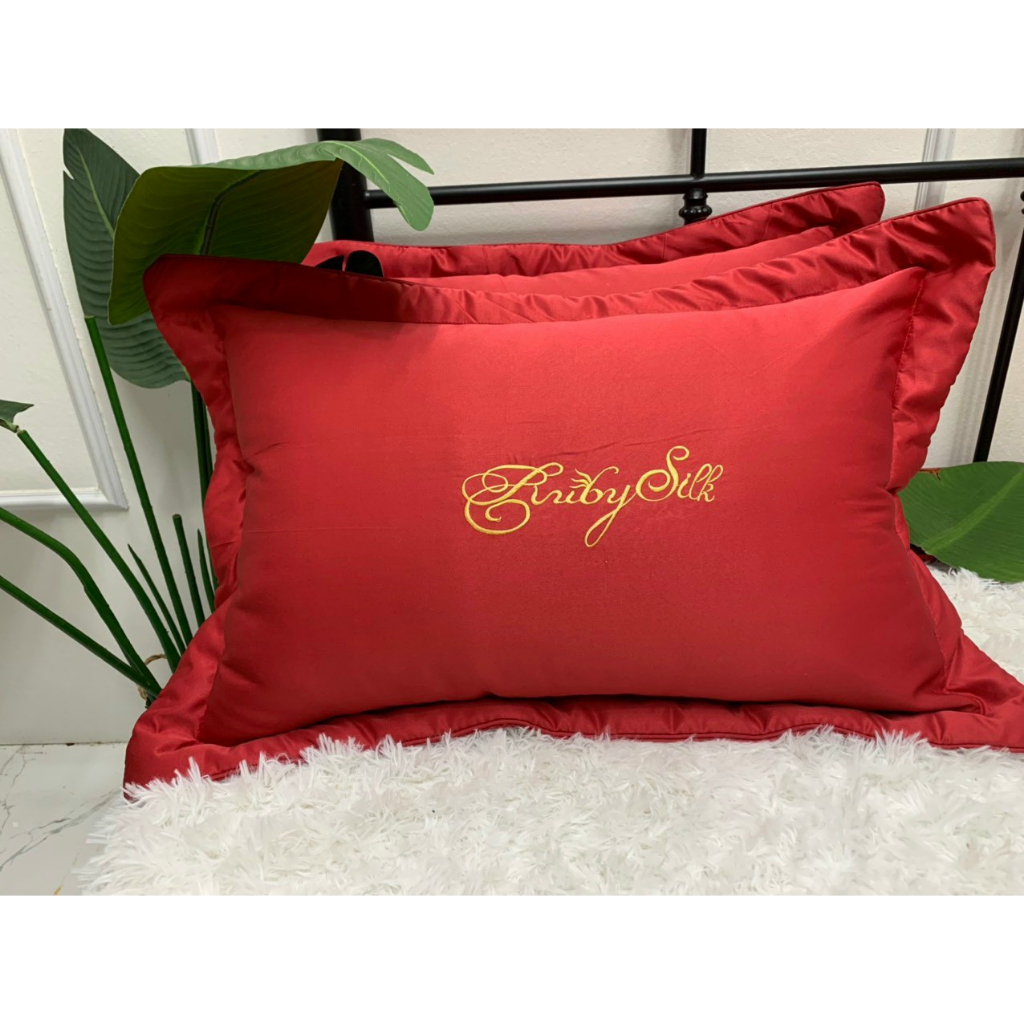 GỐI NGỦ CÓ KÈM RUỘT (1 CHIẾC) GỒM CẢ RUỘT GỐI VÀ VỎ ÁO GỐI VẢI PHI LỤA ...