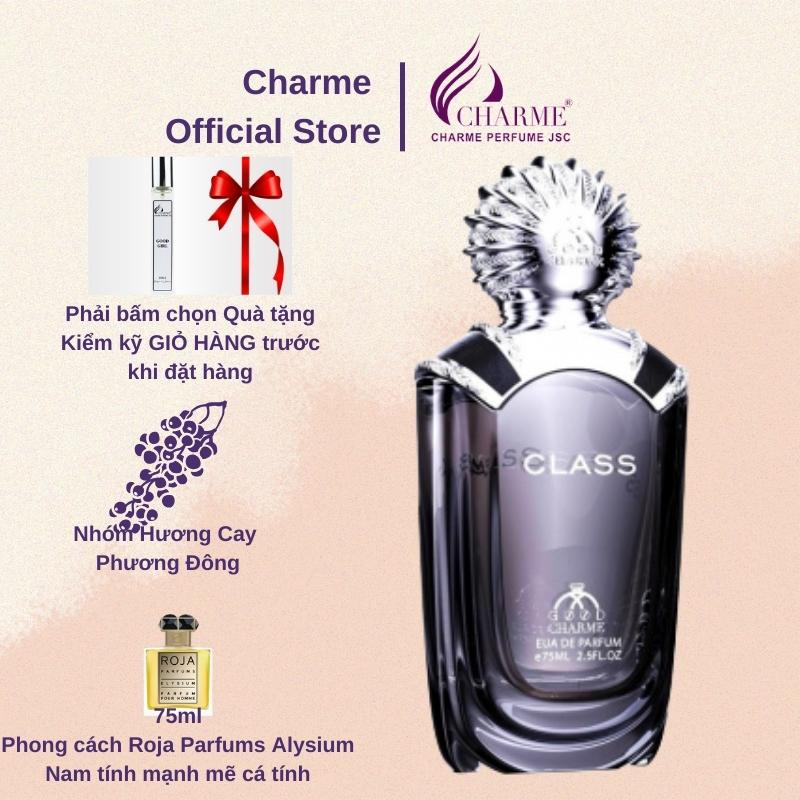 Nước hoa nam Charme Class 75ml Nam tính mạnh mẽ cá tính | Shopee Việt Nam