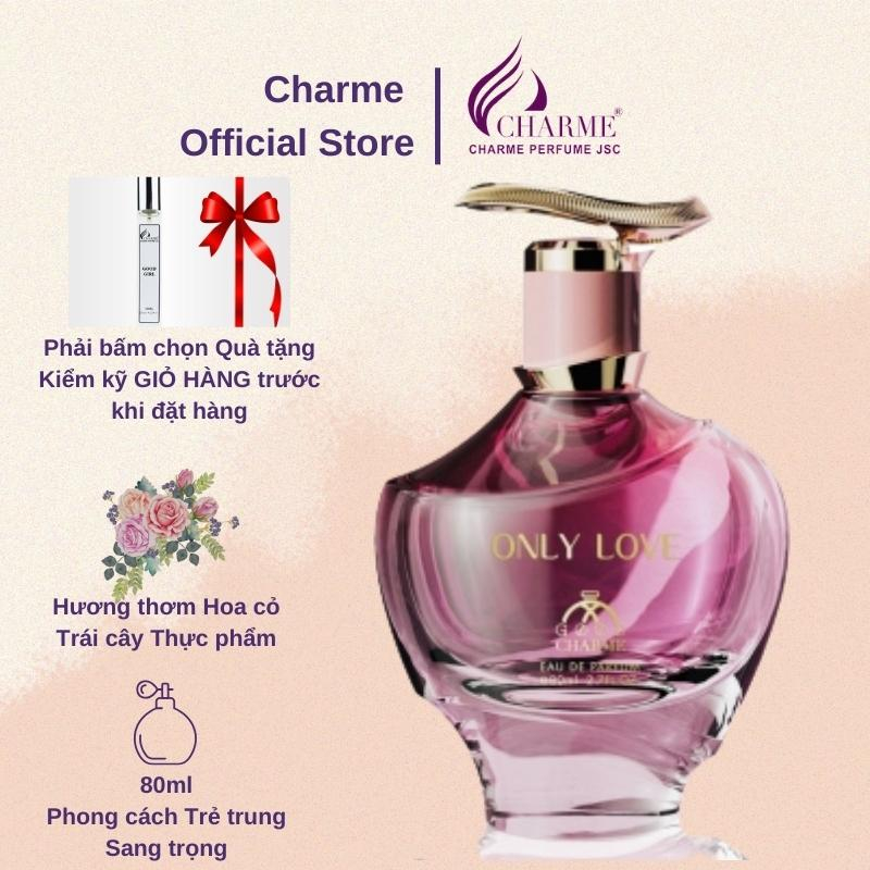 Nước hoa nữ Charme Only Love 80ml trẻ trung sang trọng | Shopee Việt Nam
