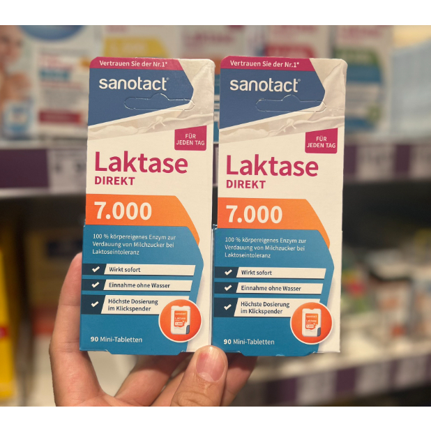 [Sanotact] Viên Uống Bổ Sung Enzyme Lactase Direct 7.000 (nội địa Đức ...
