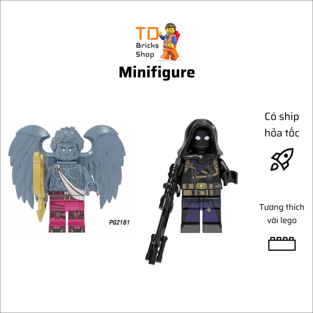 Minifigures, đồ chơi lắp ráp mô hình các nhân vật trong game Fortnite ...