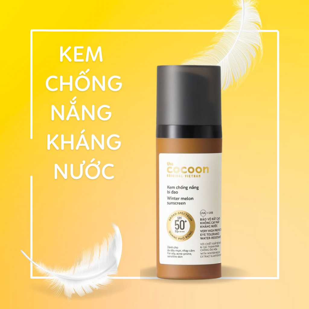 Kem Chống Nắng Bí Đao Cocoon Winter Melon Sunscreen Bảo Vệ Da Quang Phổ ...