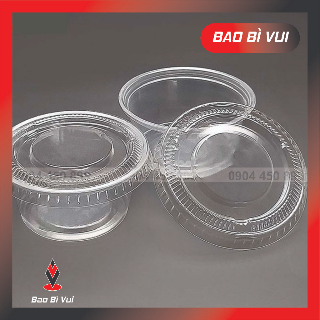 [ 100 ] Hũ 2oz có nắp rời, hũ nước sốt 60ml - BAO BÌ VUI | Shopee Việt Nam