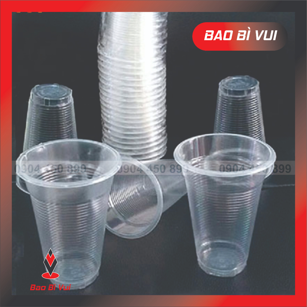 [ 50 ] Ly nhựa dùng 1 lần nhiếu size - BAO BÌ VUI | Shopee Việt Nam