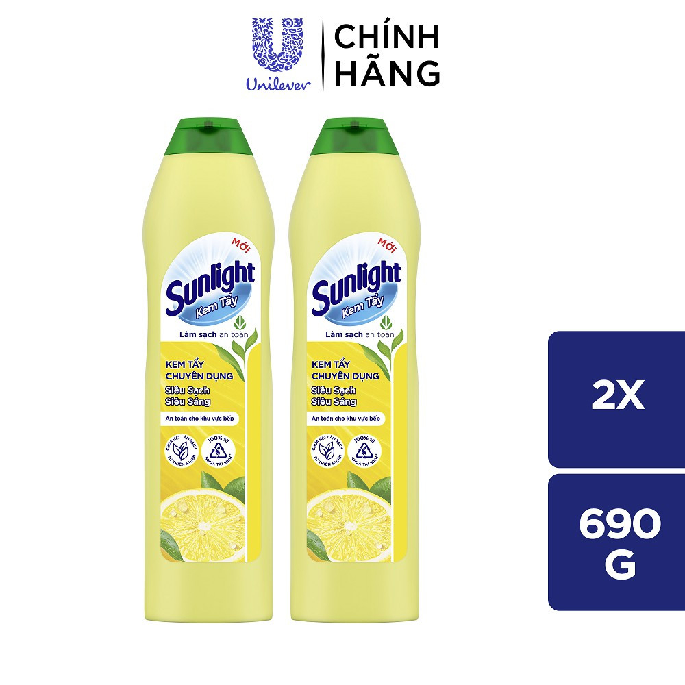 Kem tẩy đa năng sunlight 690g (phiên bản nâng cấp từ tẩy cif) | Shopee Việt Nam