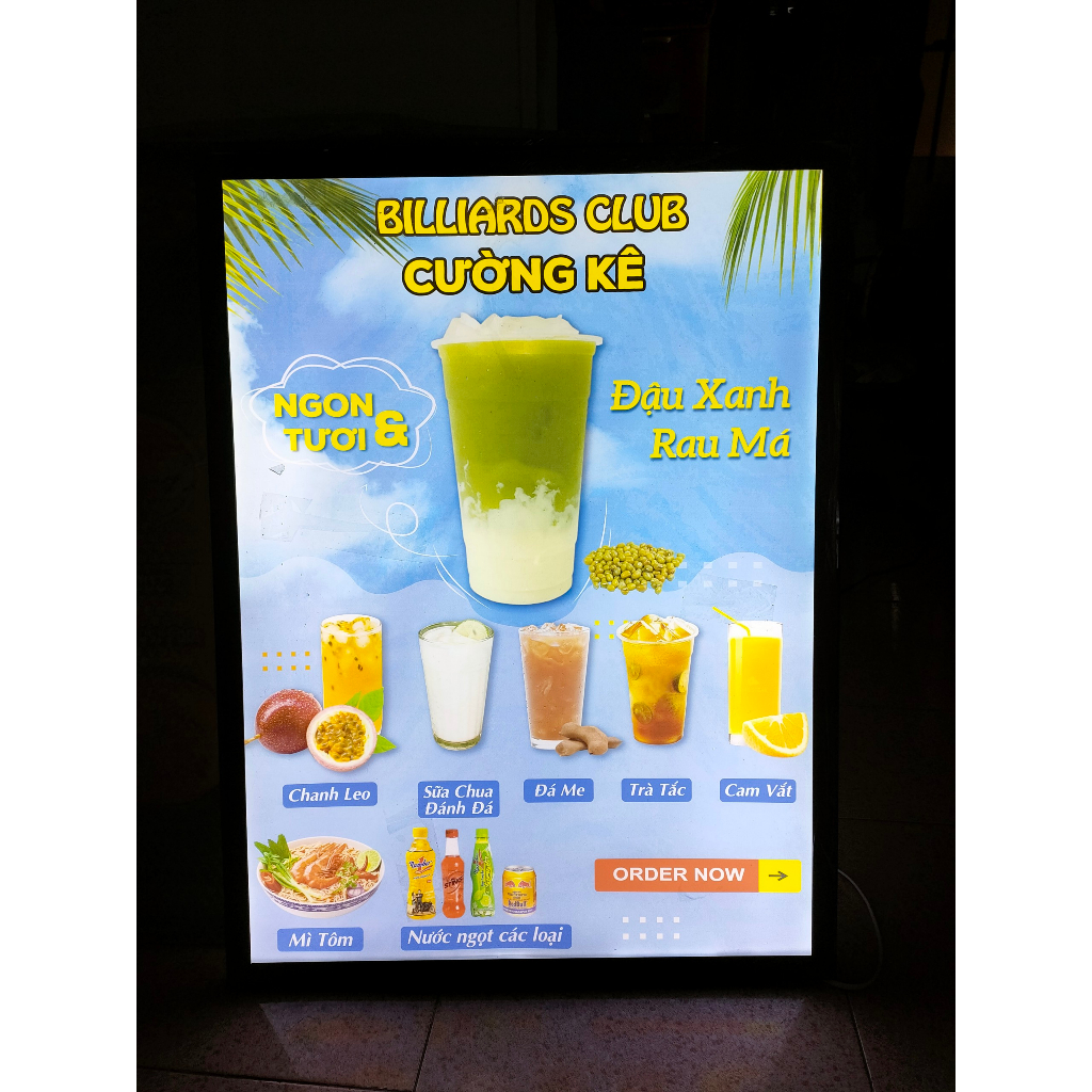 MENU LED 50x70cm ( MẶT MIKA ) | Shopee Việt Nam
