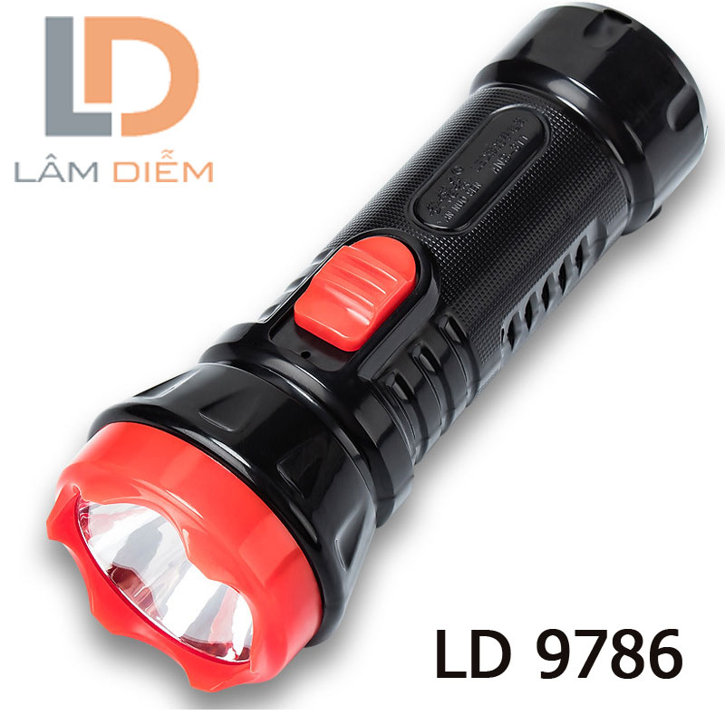 Đèn pin 1500 mAh cầm tay siêu sáng nhỏ gọn pin 2 chế độ sáng LD 9786 | Shopee Việt Nam