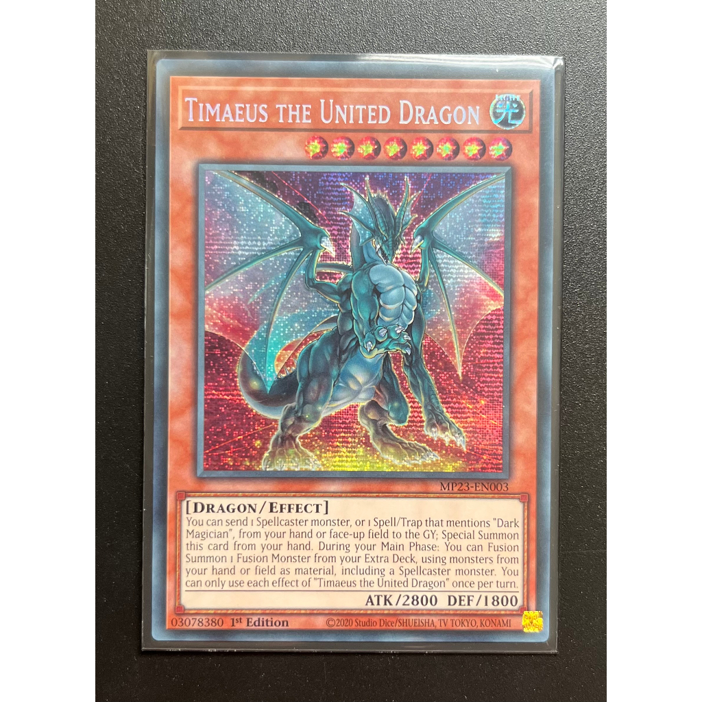 [Thẻ bài Yugioh] - [TCG-UK] - MP23-EN003 - Timaeus the United Dragon ...