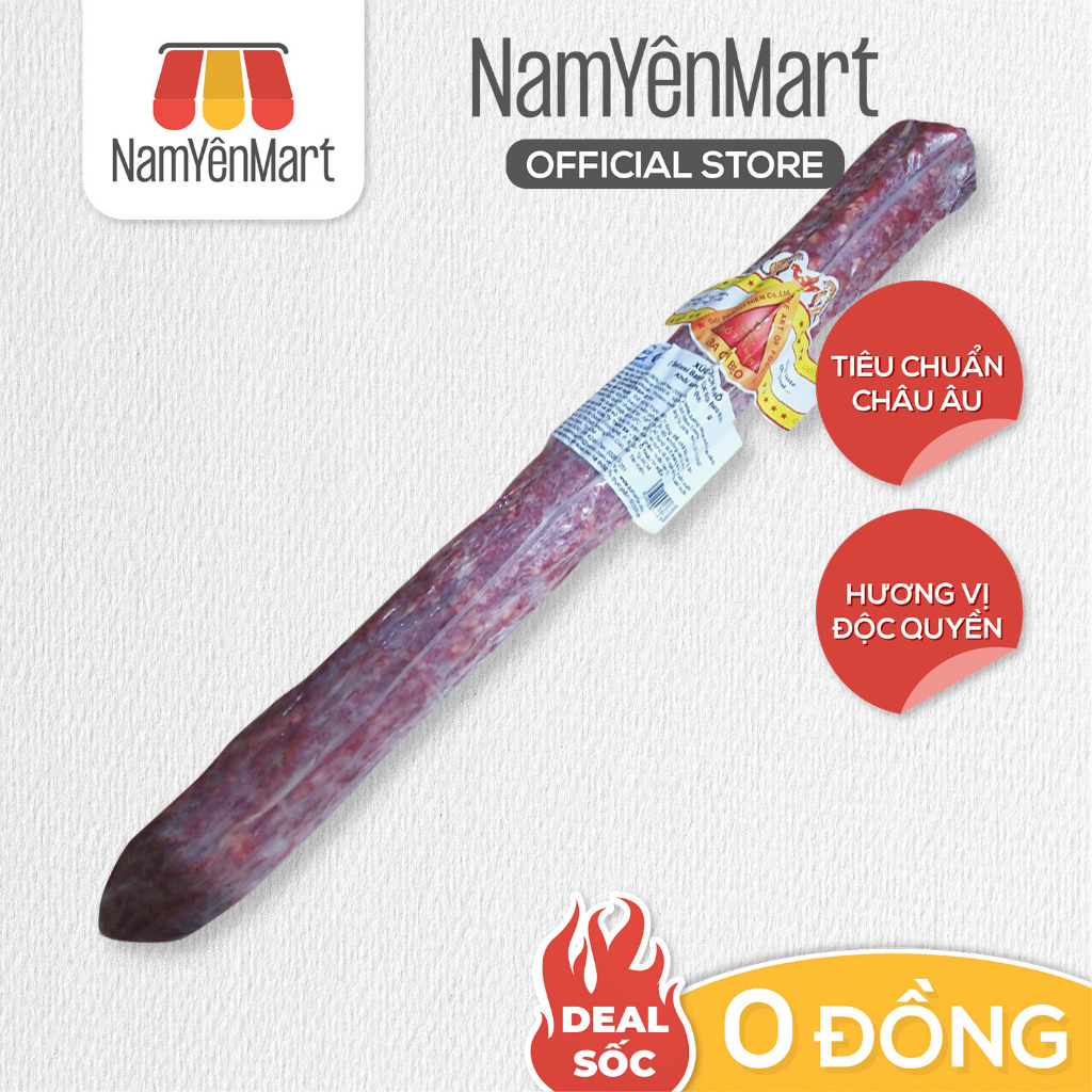 Xúc xích khô Salami Baton nguyên cây (400gr) - Nam Yên Mart | Shopee ...