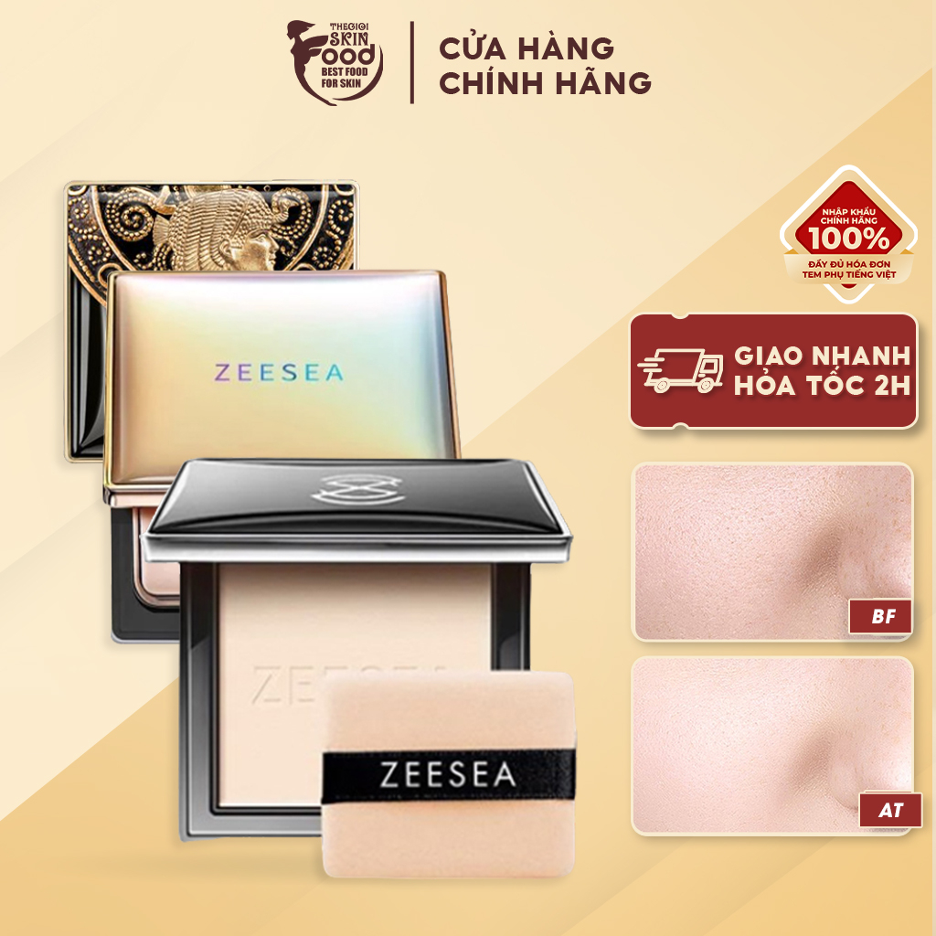 [NHẬP KHẨU] Phấn Nền Dạng Nén Kiềm Dầu, Chống Nước ZEESEA Refreshing ...