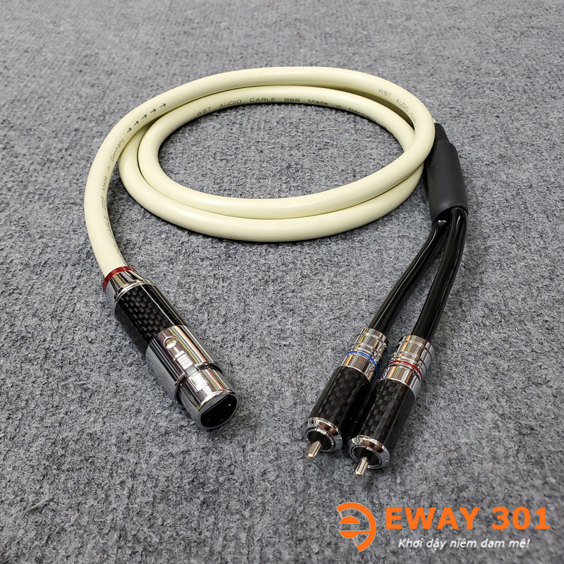 Dây Jack Canon Cái ra 2 AV/RCA WBT 888 - Dây Tín Hiệu Dùng Cho Loa SUB ...
