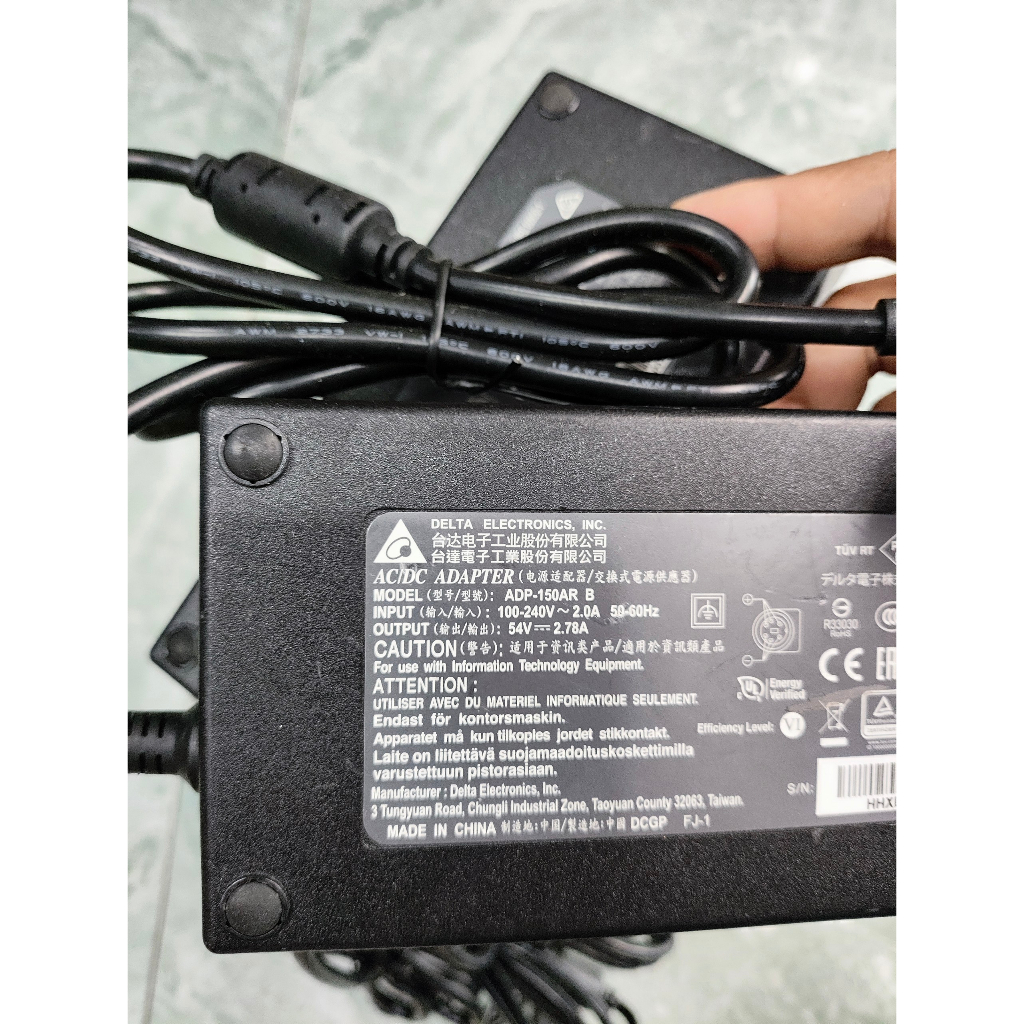 Bộ nguồn 54V-2.78A 150W dùng cho Switch POE chính hãng (Delta) | Shopee ...
