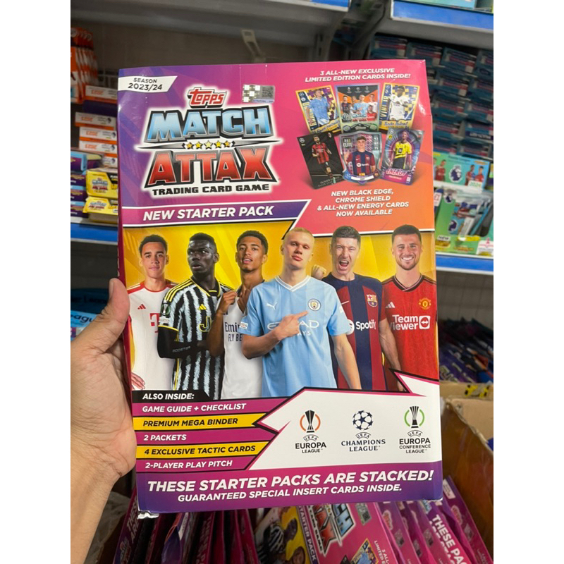 [ Starter Pack ] Túi Album Đựng Thẻ Topps Match Attax Starter Pack 2023 ...