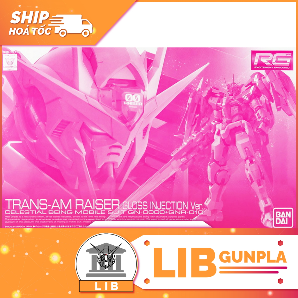 Mô hình lắp ráp Gundam RG Trans-Am / Trans Am Raiser Gloss Injection ...