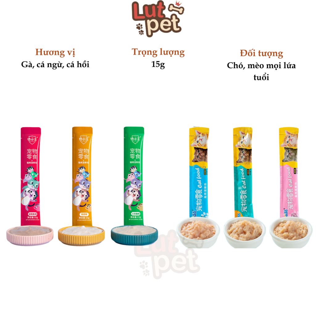 Súp thưởng cho mèo Ciao Wang, soup, pate cho chó mèo, thú cưng (15gr) - lutpet | Shopee Việt Nam