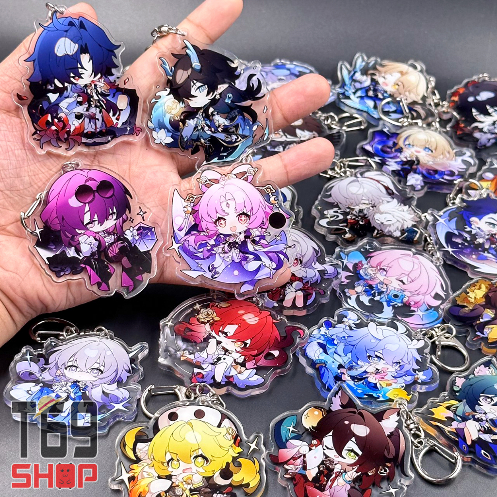 [44 mẫu] Móc khóa mica game Honkai Star Rail - Cute ver 2 (Loại cao cấp ...