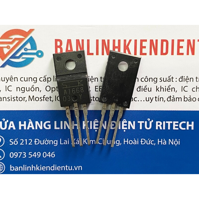 Cặp sò A1668 PNP và C4382 NPN 200V 2A TO-220F (1 cặp) | Shopee Việt Nam