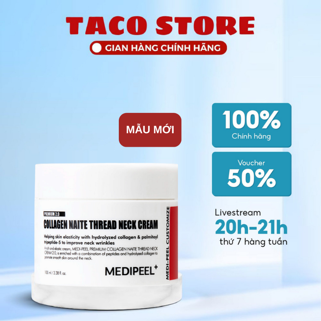 Kem Dưỡng Cổ MEDI PEEL Naite Thread Neck Cream 100ml | Shopee Việt Nam