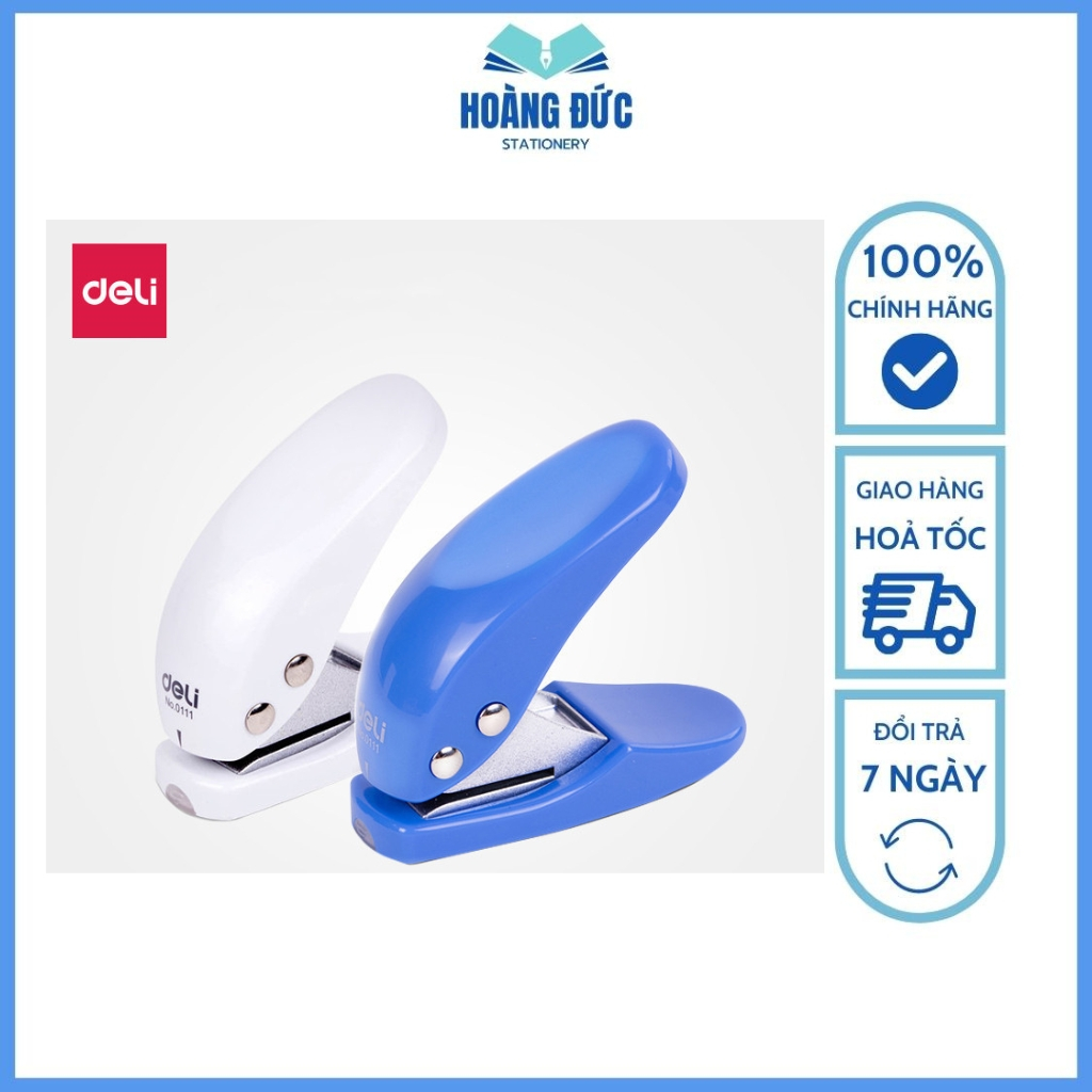 Bấm lỗ giấy Deli 10 tờ mini - Dụng cụ đục 1 lỗ giấy tròn 6mm bằng tay ...