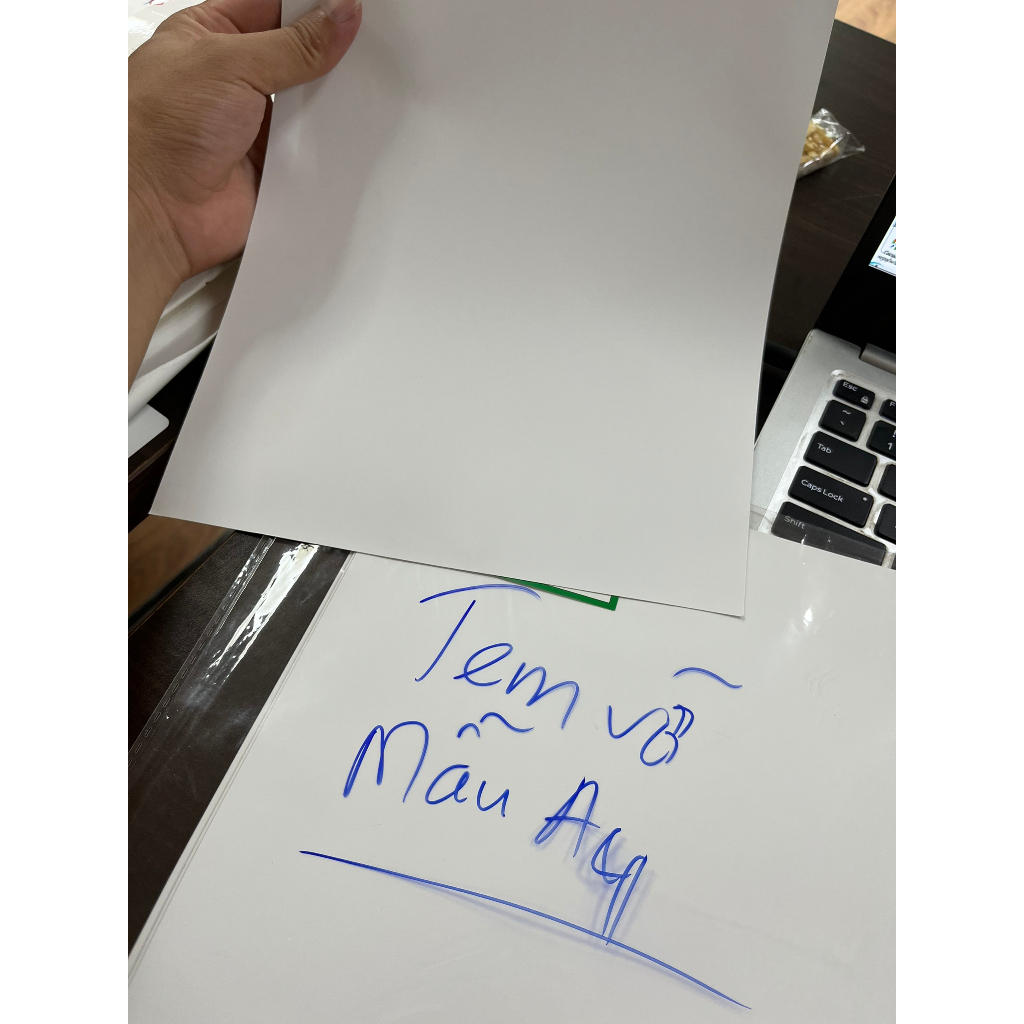 (20 tờ/tập) Decal vỡ, bể kt A3; A3+ in nhanh trên máy laser mực bột ...