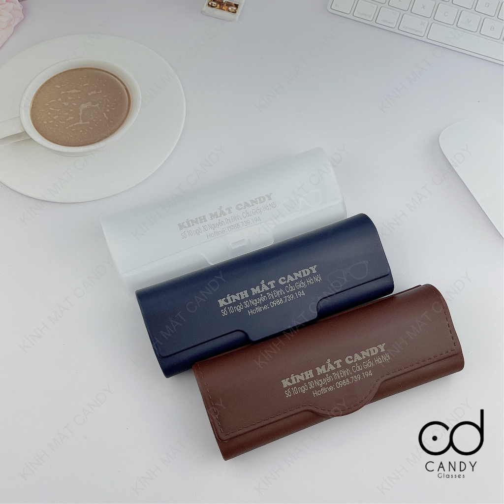 Hộp da Candy chuyên dụng đựng kính cận, kính mát - Kính Mắt Candy ...