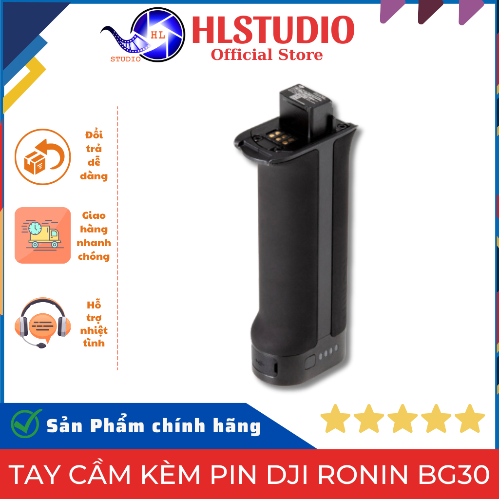 Tay Cầm Kèm Pin DJI Ronin BG30 - Phụ Kiện Gimbal Chính Hãng HL Studio ...